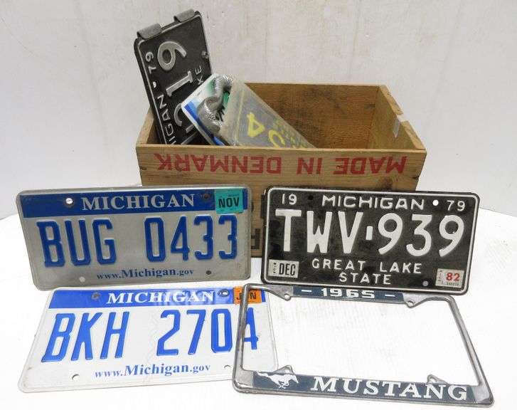 (2) Matching 1967 License Plates, (2) 1979 License Plates, and a Few ...