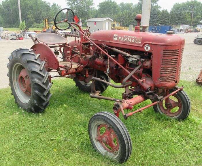 International Harvester McCormick Farmall Super A Tractor with Hand ...