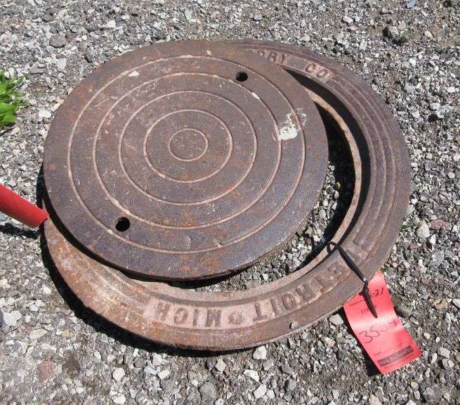 Manhole Frame with Cover - Albrecht Auction Service