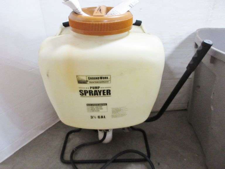 (2) Garden Sprayers, Including: TSC 3 1/2-Gallon Backpack Pump Sprayer ...
