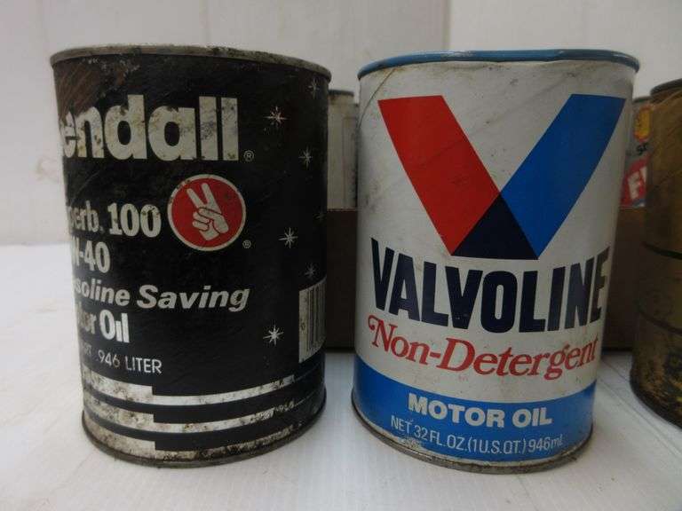 (12) Old One-Quart Oil Cans - Albrecht Auction Service