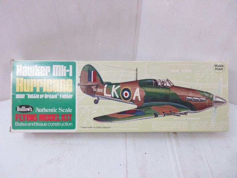 1967 Guillow's De Havilland DHC-1 Chipmunk Balsa Wood Flying Model Kit ...