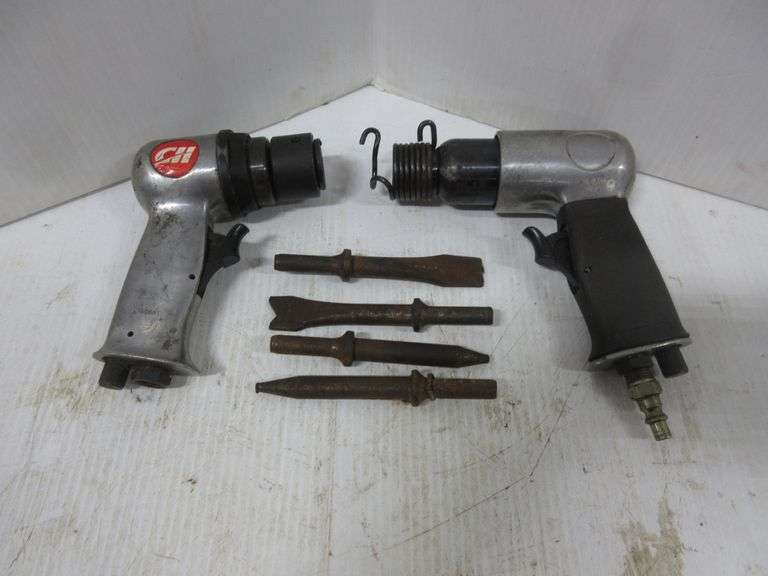 Campbell-Hausfeld Air Chisel, and Air Disc Sander - Albrecht Auction ...