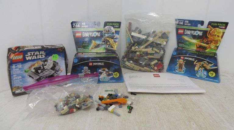 Several Lego Sets, Including: Star Wars, Dimensions, Ninjago, and Bag ...