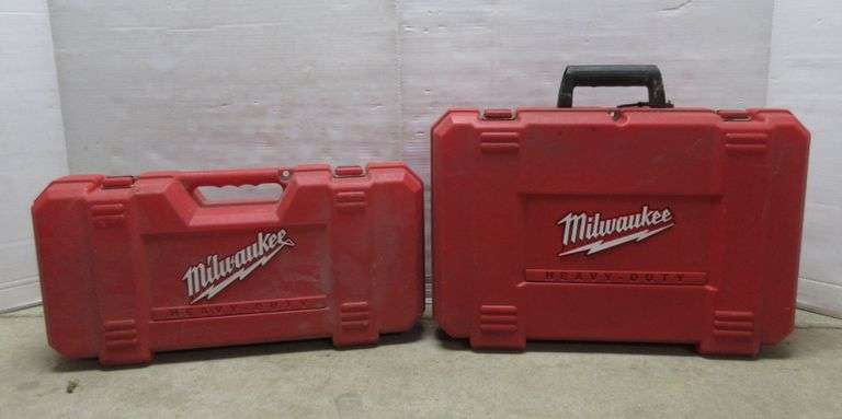 (2) Milwaukee Tool Cases - Albrecht Auction Service