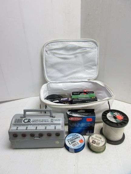 Charlie Reeds Line Box, Crawler Harness, and (10) Rolls of Various ...
