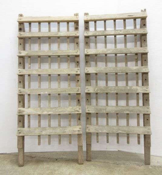(2) Sections of Antique Hay Ladder - Albrecht Auction Service