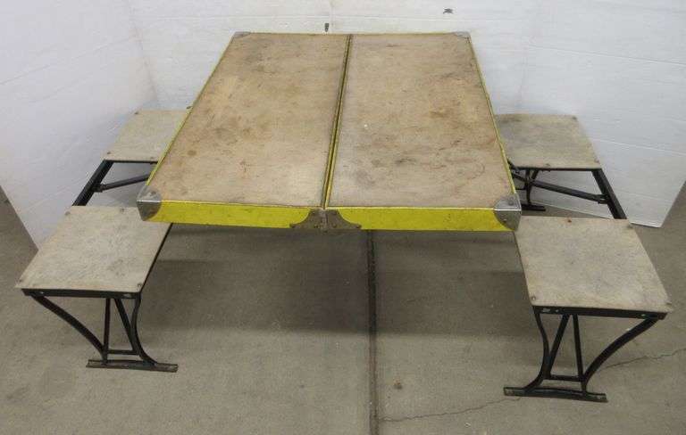 Older Handy Table and Chair Set - Albrecht Auction Service