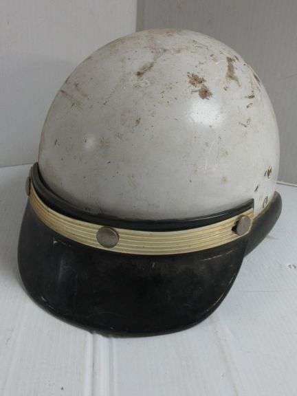 Half Helmet from the 1950s, Unique Leather Liner - Albrecht Auction Service