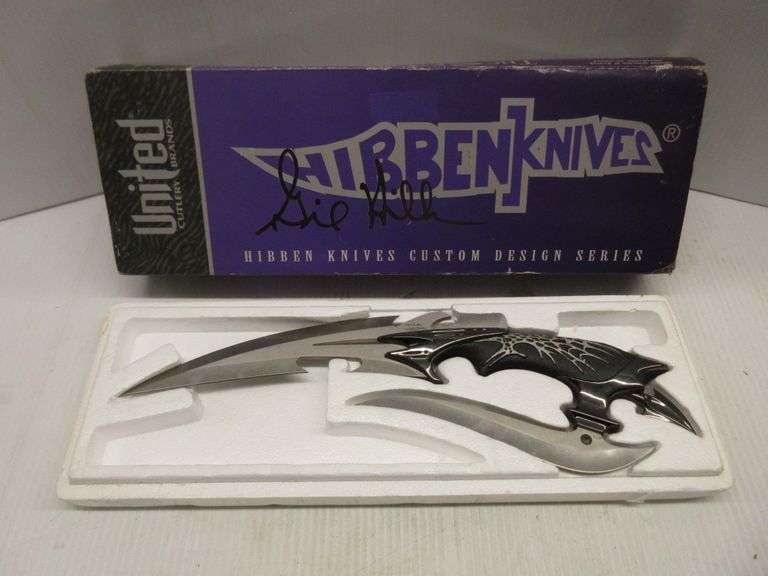 Gil Hibben "The Scorpion" Knife, Custom Design - Albrecht Auction Service