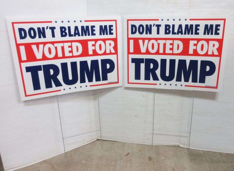 (2) Yard Signs - Albrecht Auction Service