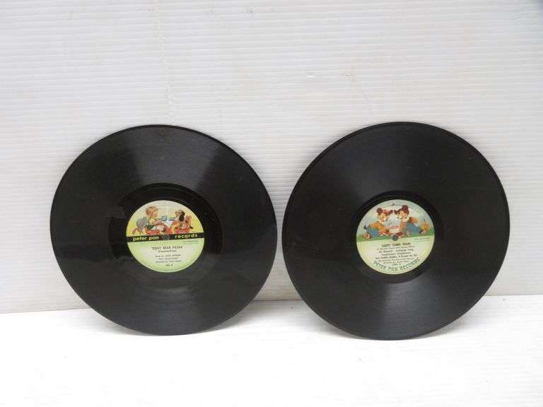 Vintage 78's Records, Includes: (2) Peter Pan Records, Teddy Bear ...