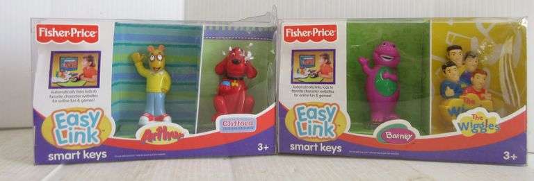 (3) Fisher Price Easy Link Smart Keys, "Multiple Shows"; Dora the ...