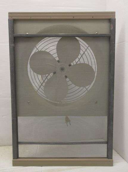Marvin Mfg. Adjustable Window Screen Fan - Albrecht Auction Service