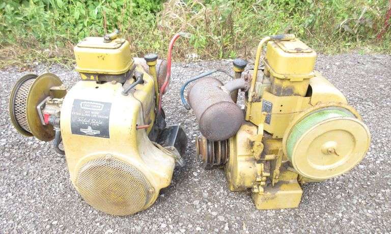 (2) Craftsman Cast Iron Extra Long Life Engine, Solid State Ignition ...