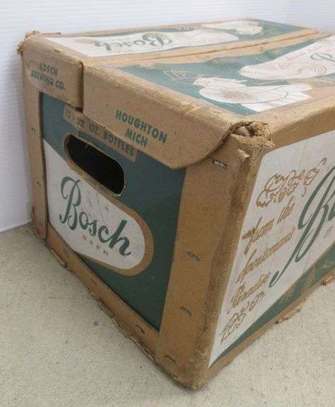 (2) Empty Beer Cases: Busch, and Meister Brau - Albrecht Auction Service