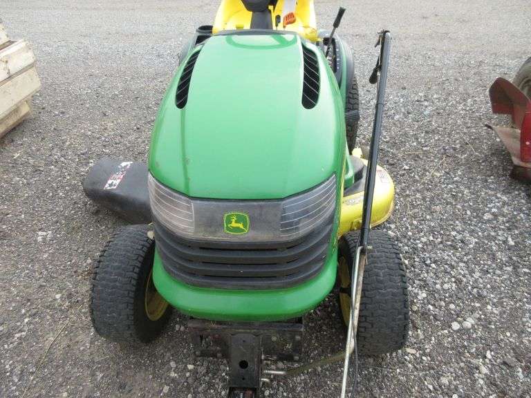 2006 John Deere L130 Automatic 48" Mower with 46" Snow Blade, Kohler 23 ...