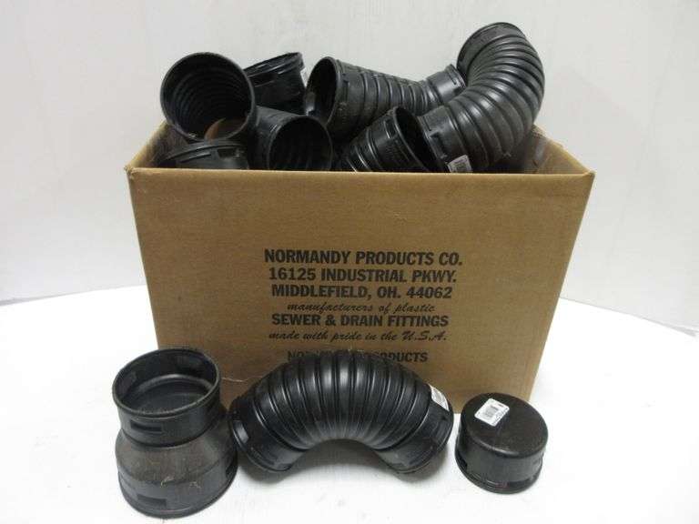 Farm Drain Tile Fittings, 3", Including: (4) T FIttings, (4) Y Fittings ...