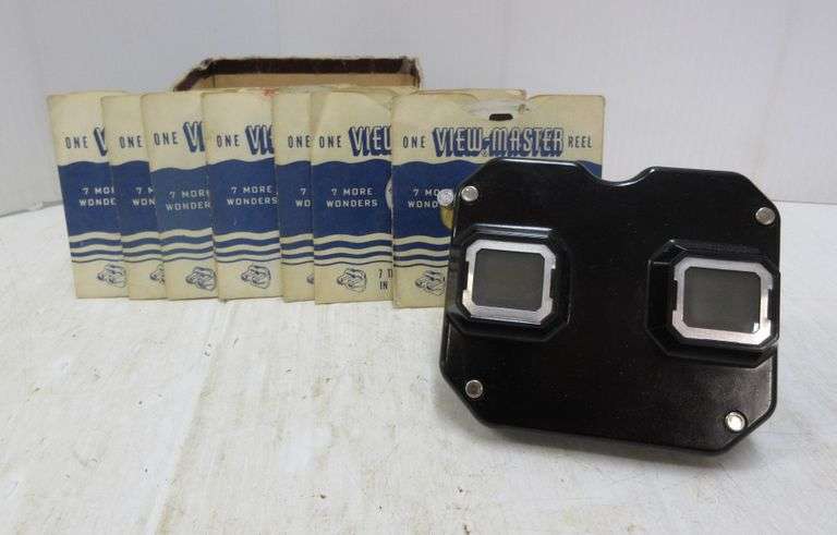 Vintage 1950s View Master with (10) Reels, Scenes Across USA - Albrecht ...