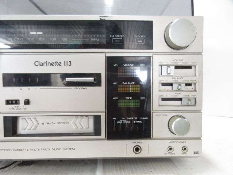 Older Record/Cassette/Eight-Track Player - Albrecht Auction Service