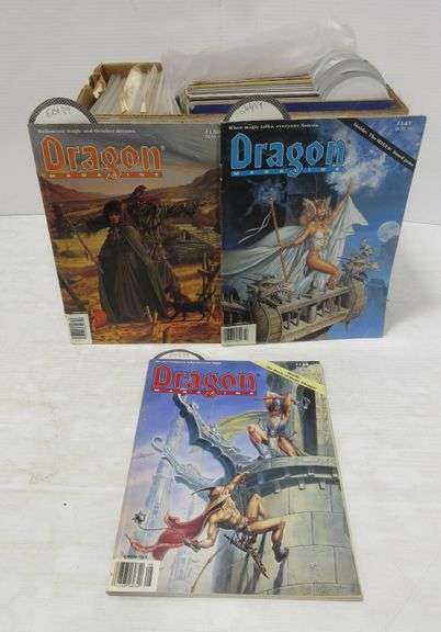 (24) TSR Dungeons and Dragons, Dragon Mags; (20) Elflord Comics; (8 ...