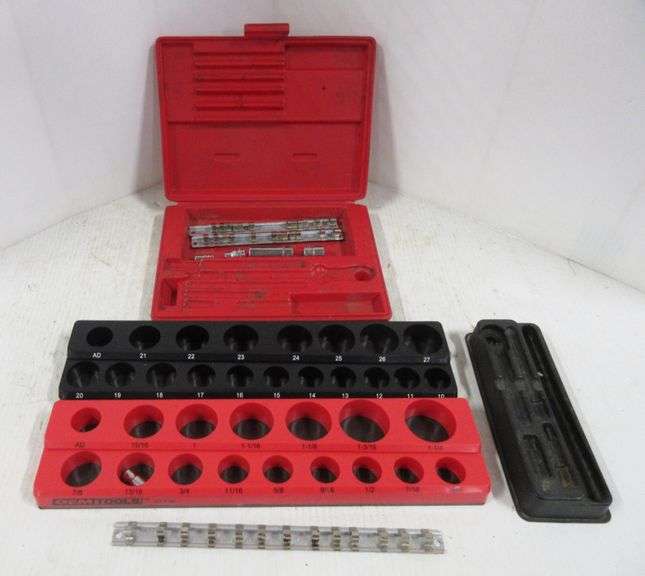 Misc. Snap-On Tools, Including: 1/4" Drive Socket Set Case, 1/4" Drive ...