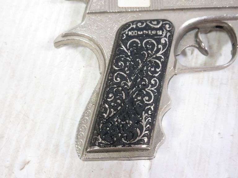 Vintage 1960s Hubley 45 Automatic Cap Gun Die-Cast Pistol, Very Ornate ...