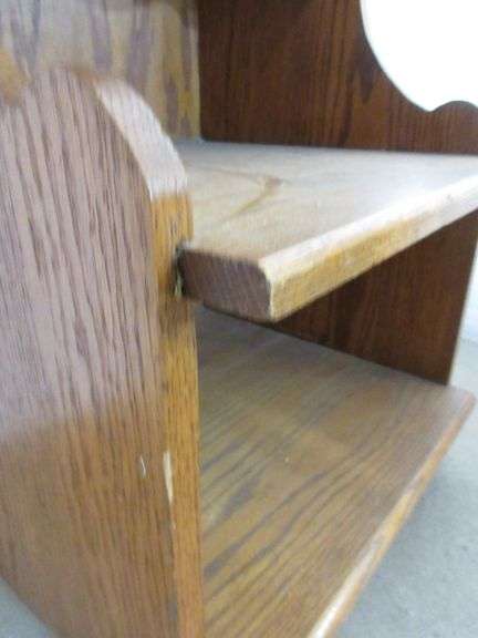 Solid Oak Night Stand - Albrecht Auction Service