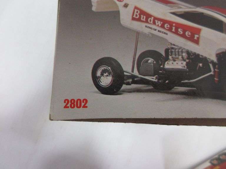 (3) Budweiser Models: 1- Fruehauf 40' Semi, 1/25 Scale; 1- Peterbilt ...