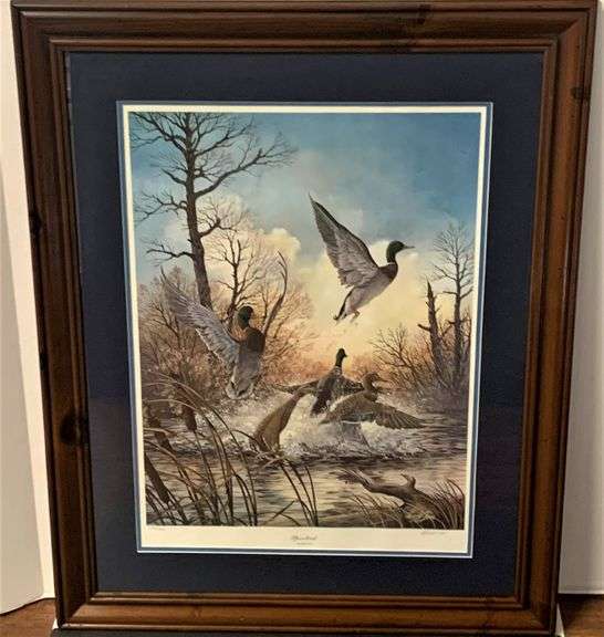 Extra Large 1960s Nostalgic Autumn by Eric Sloane Giclee Print on Board ...
