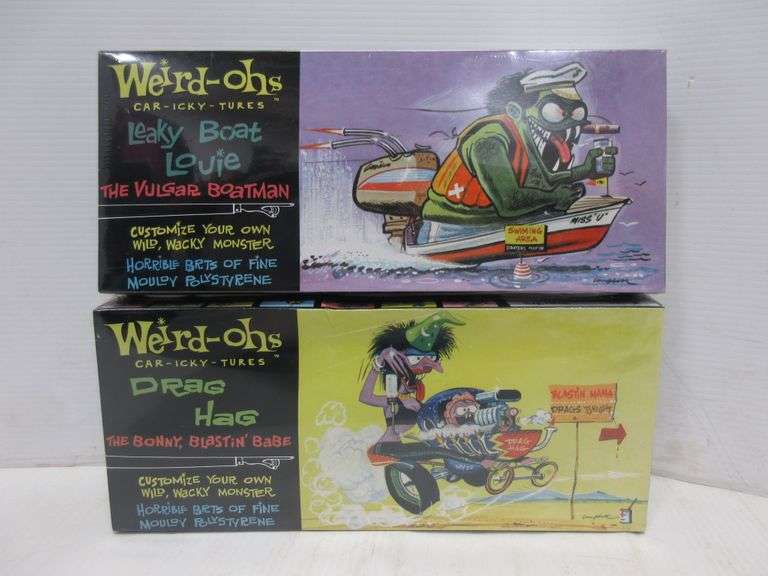 Collectors Hawk Weird OHS Model Kits: 1- Drag Hag "The Bonny Blastin ...