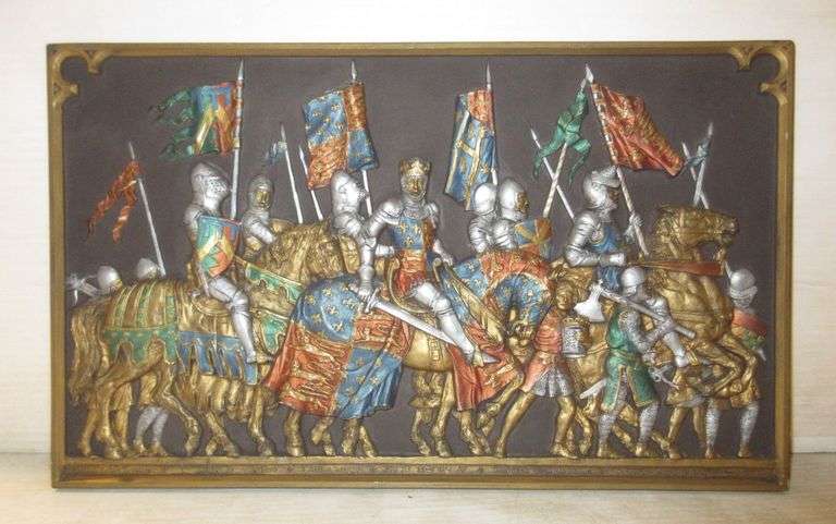 Battle of Agincourt Marcus Designs Relief Wall Plaque, Made in England ...
