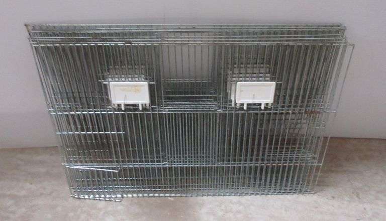 (8) Bird Cage Fronts for Making Custom Cages - Albrecht Auction Service