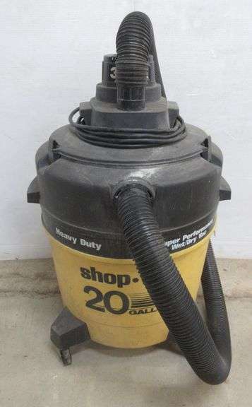 20-Gallon Shop Vac - Albrecht Auction Service