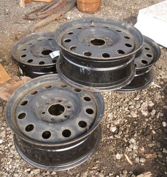 (4) R SSW Steel Wheel X41865, 18" Steel Rims off a 2014 Ford F-150 ...