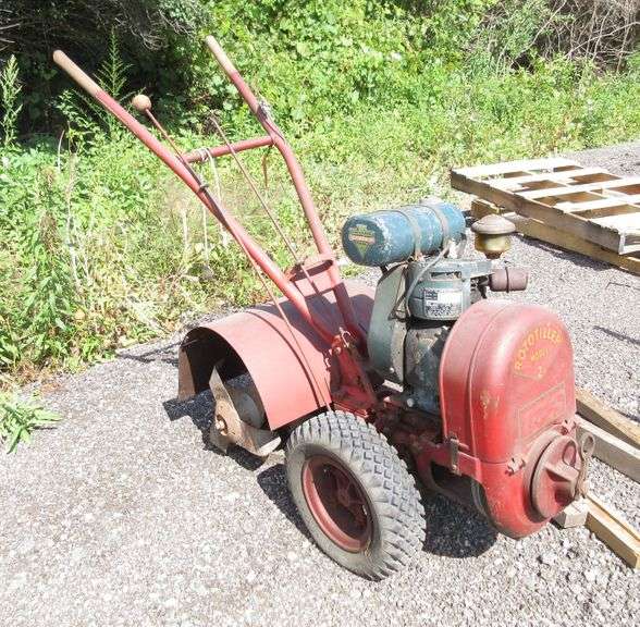 Old Clinton Rototiller - Albrecht Auction Service