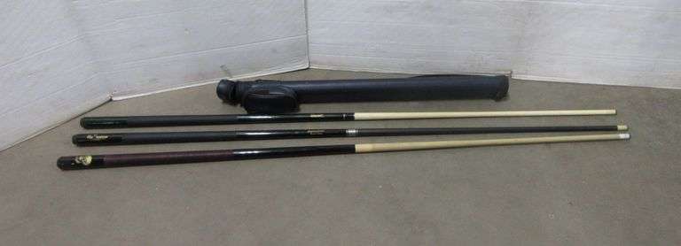 Viking Pool Cue Stick DC-2 1996 Skull with Tongue Out, Breakdown in ...