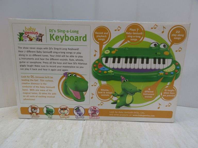 Older Baby Genius DJ's Sing-Along Keyboard - Albrecht Auction Service