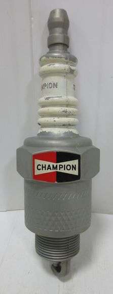 Vintage 1960s Champion Giant Spark Plug Advertising Display - Albrecht ...