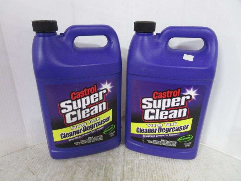 (2) One-Gallon Castrol Super Clean Tough Task Cleaner and Degreaser ...