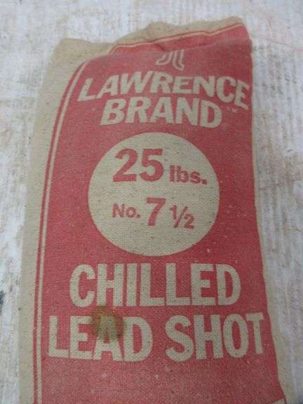 25 lbs. of Lawrence Brand Chilled Lead Shot, No. 7 1/2 - Albrecht ...