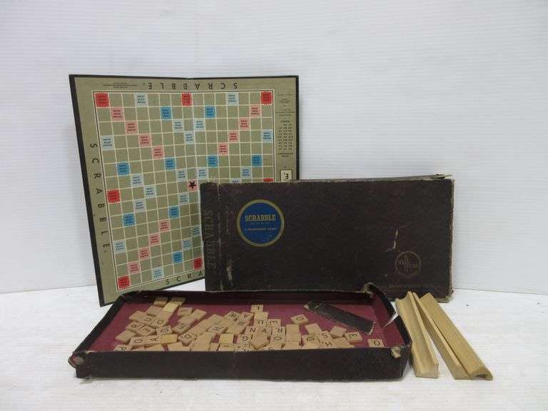 1948 First Edition Scrabble in Original Box - Albrecht Auction Service