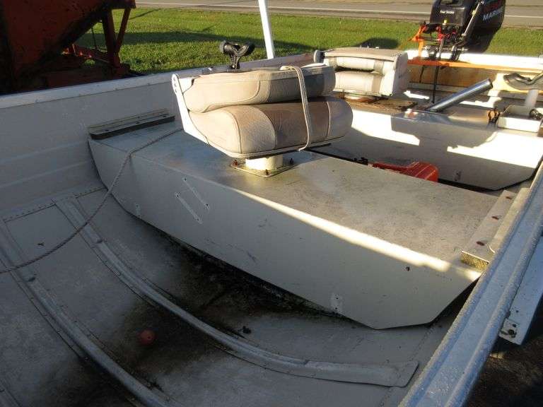 Mirrocraft Boat with EZ Loader Trailer, Comes with 18 HP Four-Stroke ...
