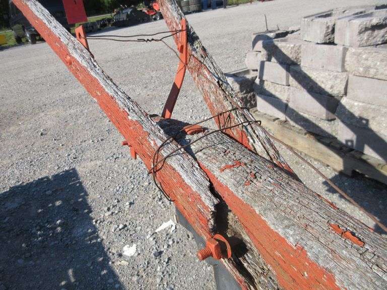 Older Horse Drawn Beet Puller, Over 100 Years Old, Red in Color ...