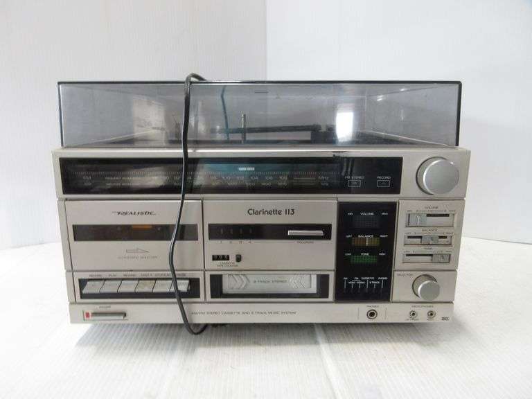 Older Record/Cassette/Eight-Track Player - Albrecht Auction Service