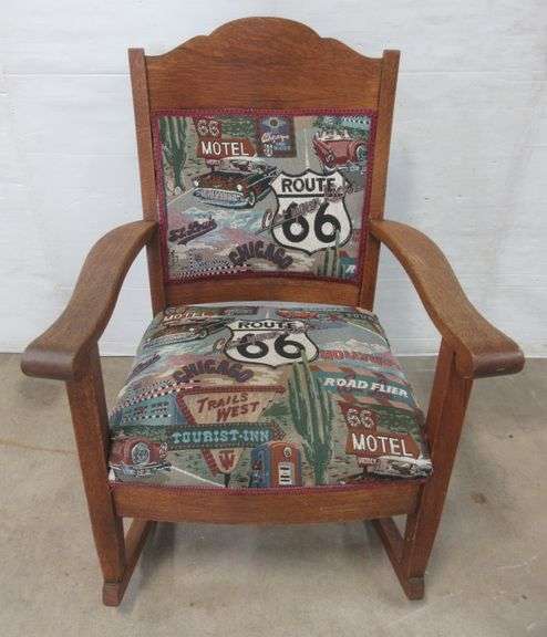 Route 66 Rocking Chair - Albrecht Auction Service