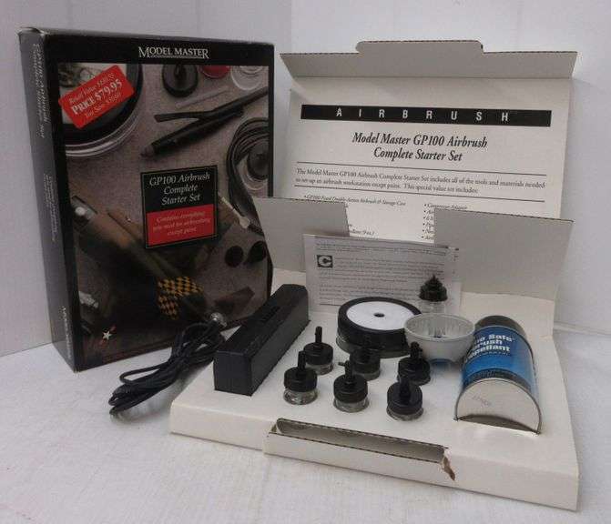 Model Master Airbrush Complete Starter Kit - Albrecht Auction Service