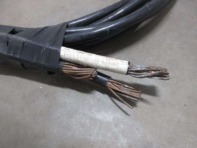 (3) Pieces of 2/0 Copper Wire - Albrecht Auction Service