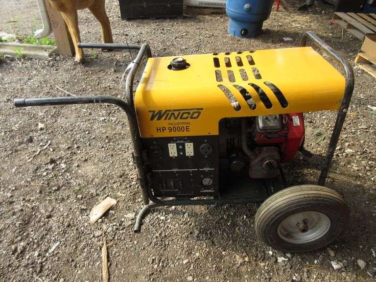 Winco Generator, Industrial HP 9000E, 16 HP Twin Vanguard B and S ...