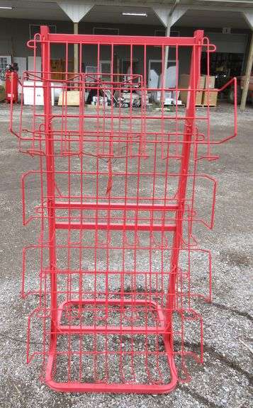 Two-Piece Metal Display Rack - Albrecht Auction Service